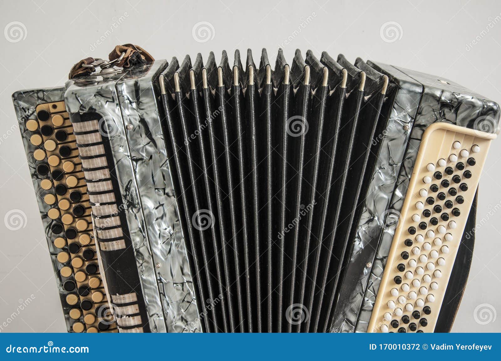 Old Musical Instrument Russian Bayan Stock Photo - Image of bayan ...