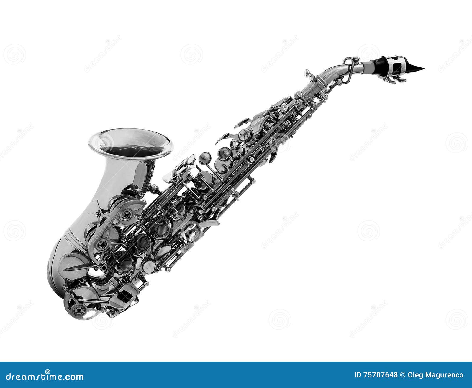 Classical saxophone stock photo. Image of cool, jazz - 75707648