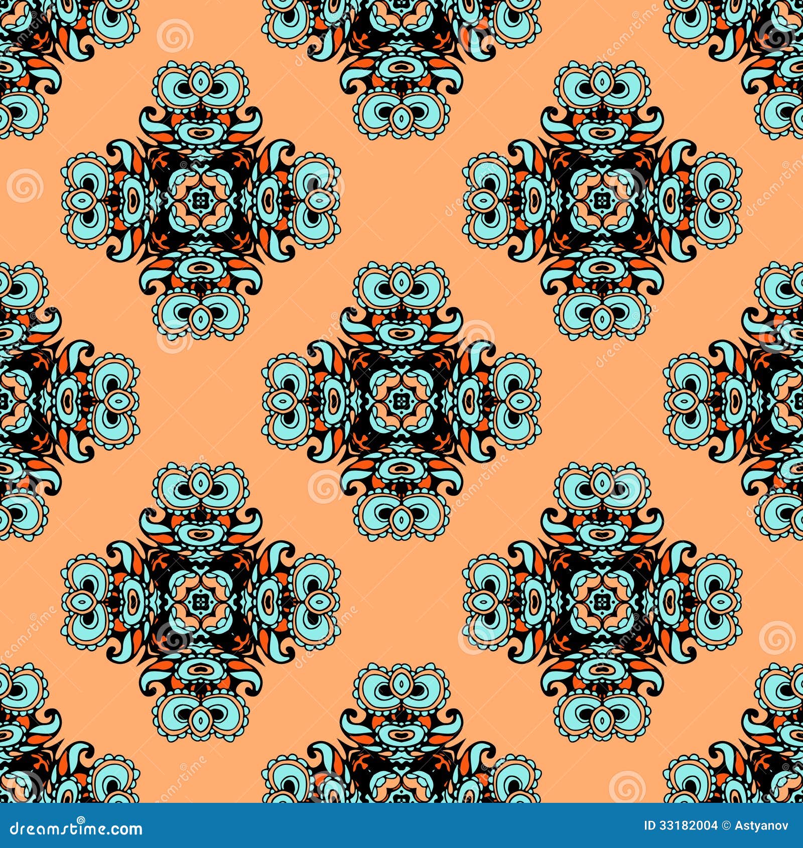 Classical Seamless Pattern For Your Design Stock Illustration ...