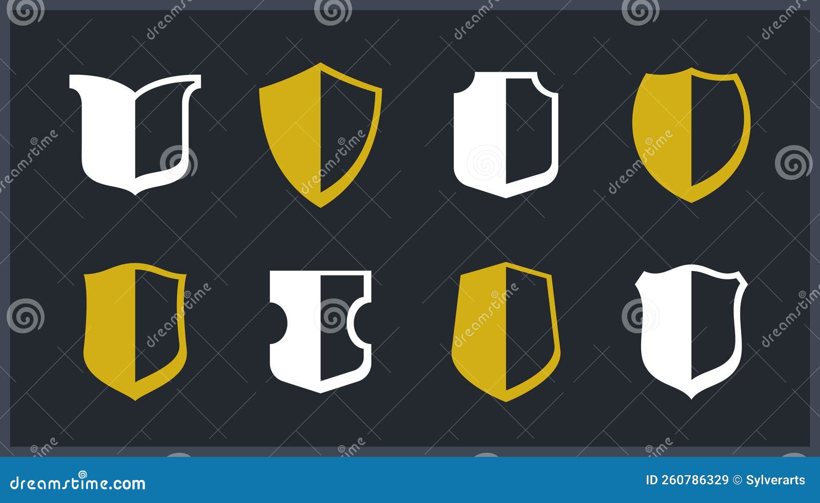 Classical Shields Collection Vector Design Elements, Defense and Safety ...