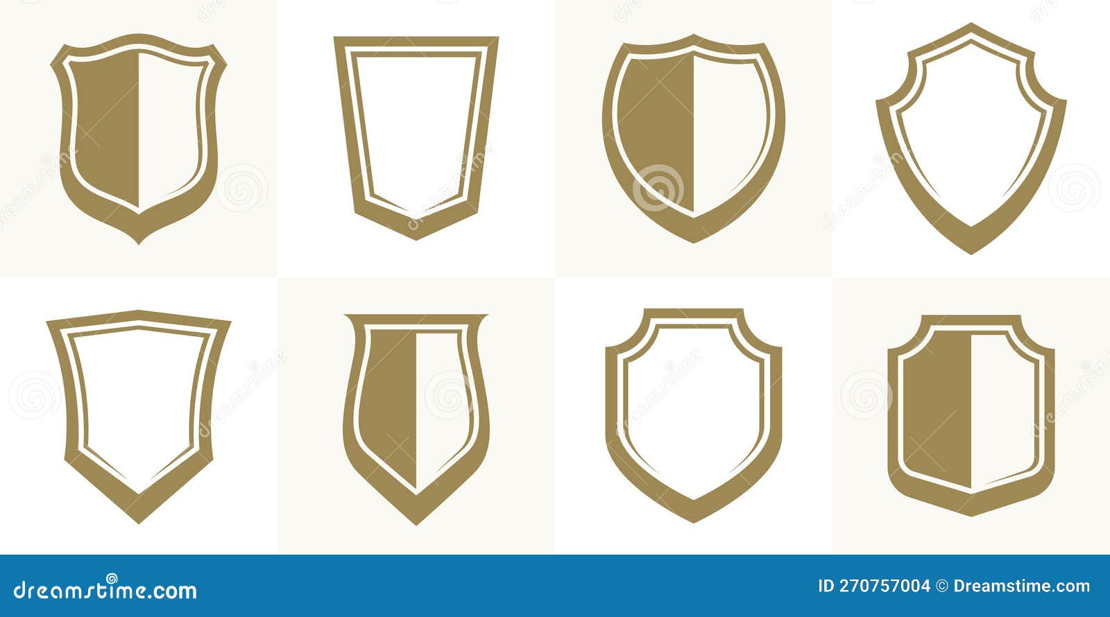 Classical Shields Collection Vector Design Elements, Defense and Safety ...
