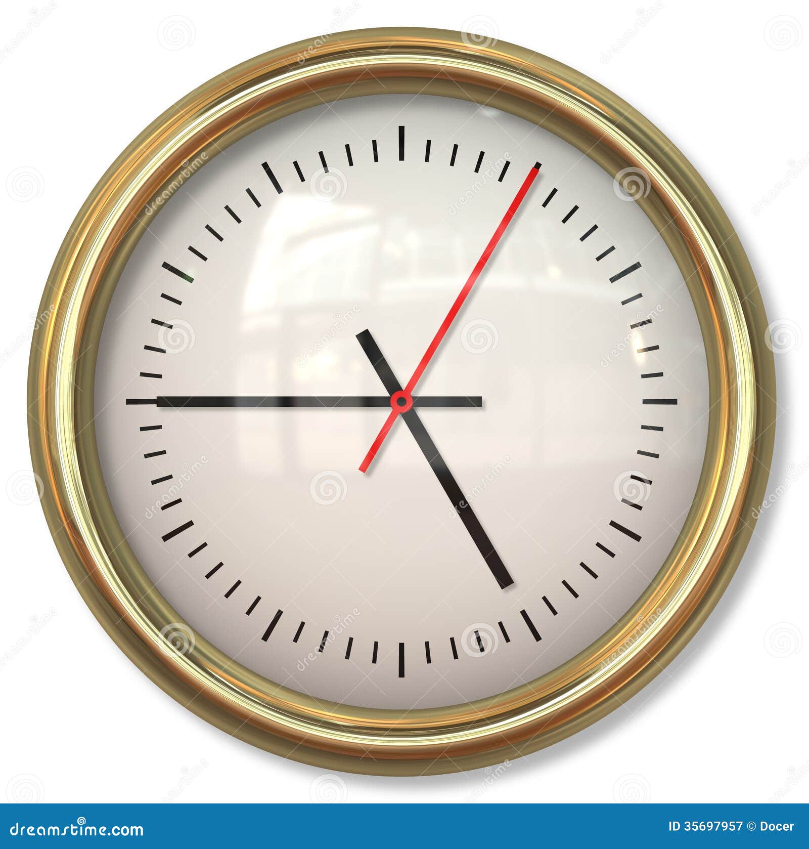 Simple Clock Stock Image | CartoonDealer.com #85411969