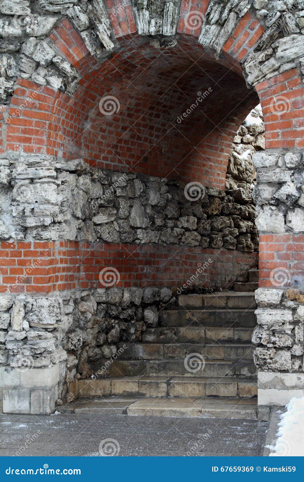 Classical stone arch. stock image. Image of passage, ancient - 67659369
