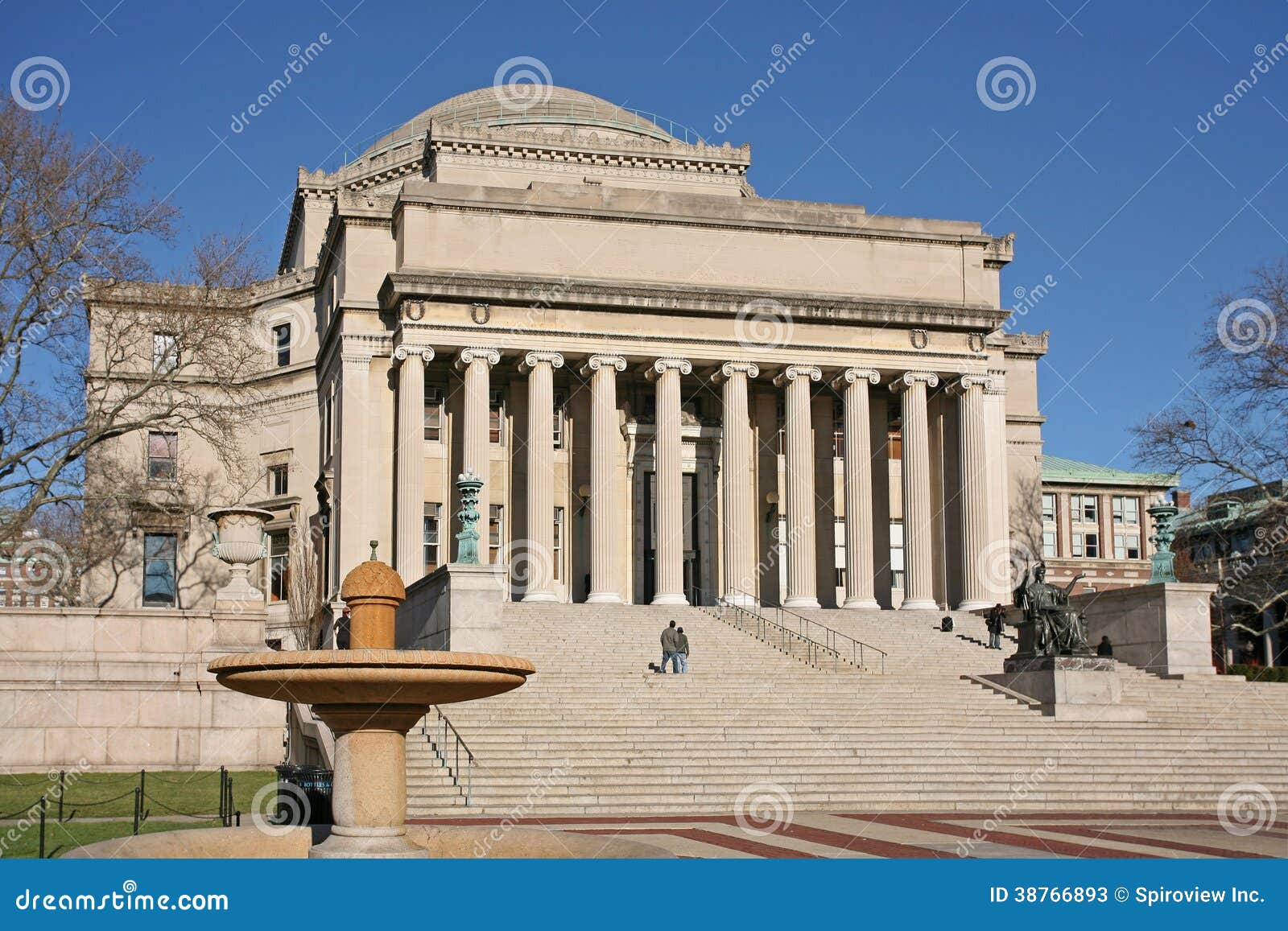 Classical Style College Building Stock Image - Image of column ...