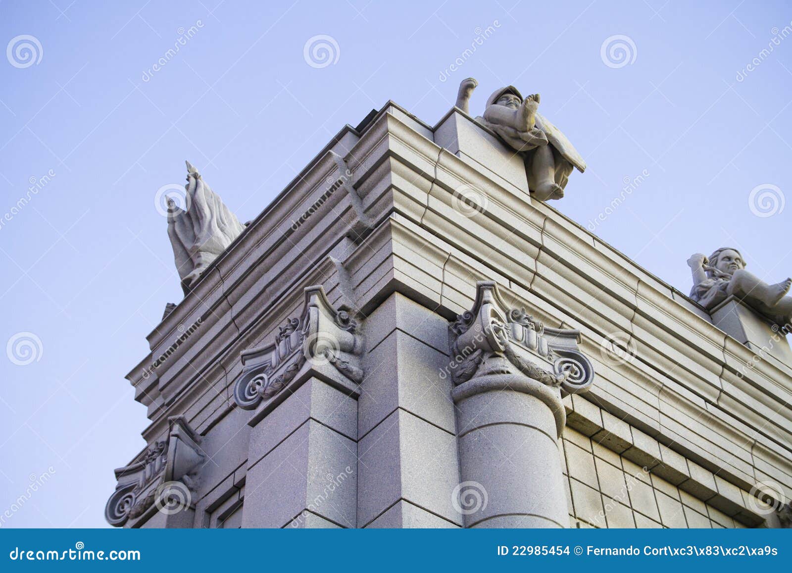 Ionic Classical Order Of Columns Architecture Stock Photography ...