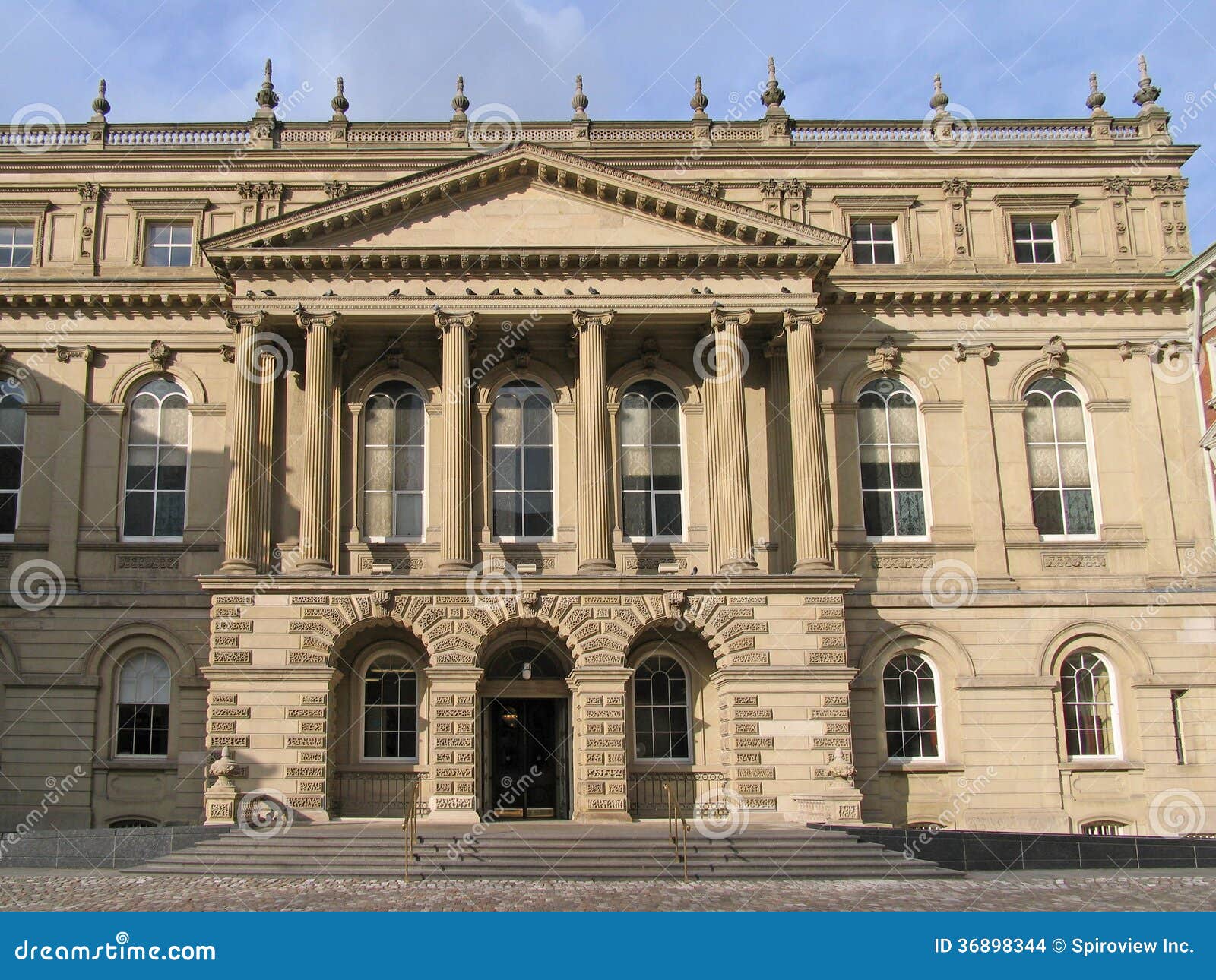 Classical Style Court House Stock Photo - Image of style, facade: 36898344