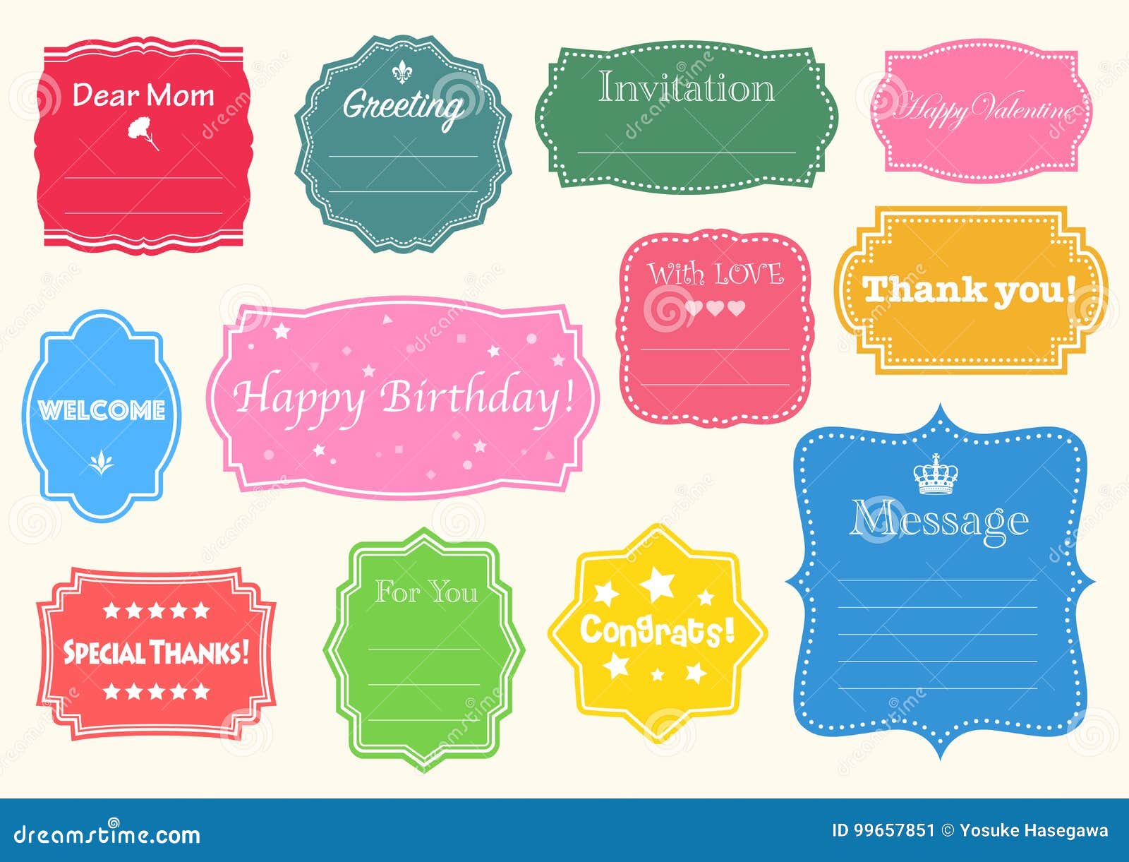 Message frame set stock vector. Illustration of decoration - 99657851 Message frame set stock vector. Illustration of decoration - 99657851