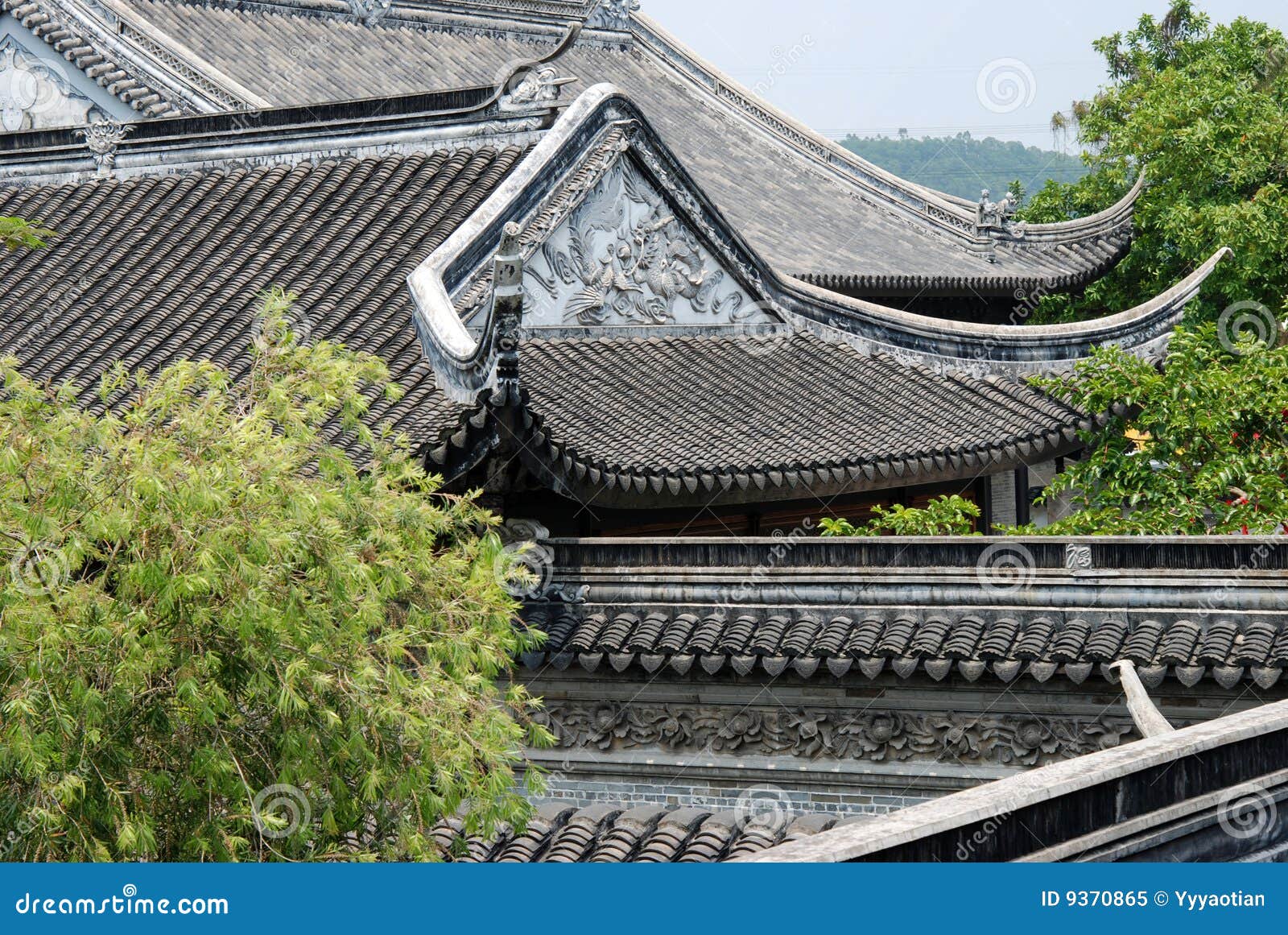 Classical-style roof stock image. Image of architectural - 9370865