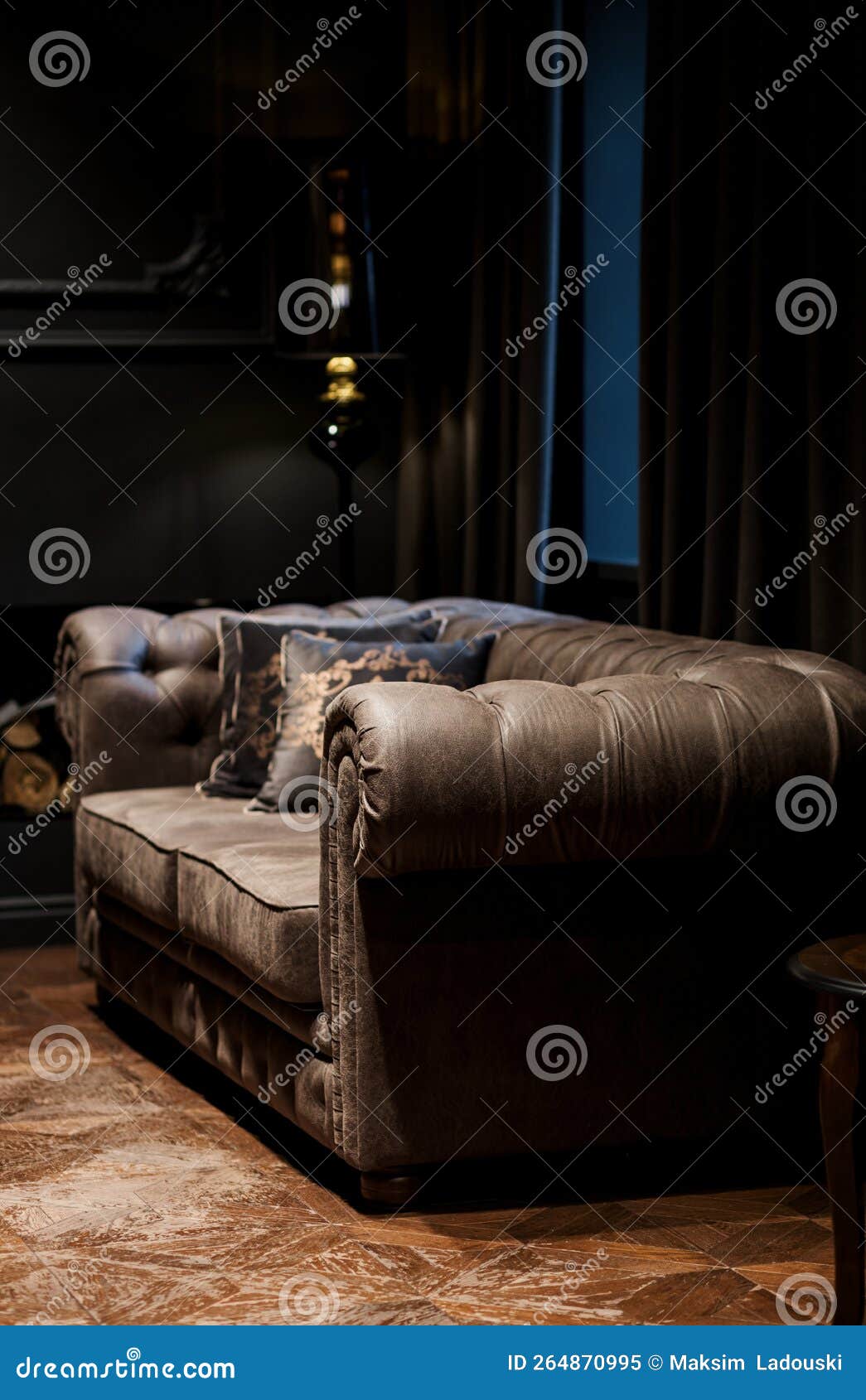 Classical style sofa couch stock image. Image of carpet - 264870995