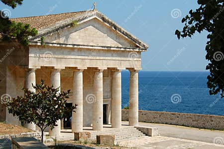 Classical temple in Greece stock photo. Image of marble - 1155728
