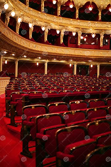 Classical theatre stock photo. Image of seat, auditorium - 3732310