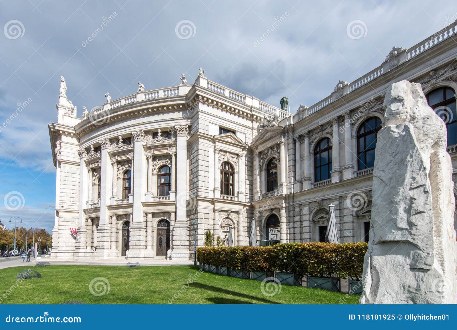 Classical, Typical Viennese Architecture in the Middle of the Old City ...