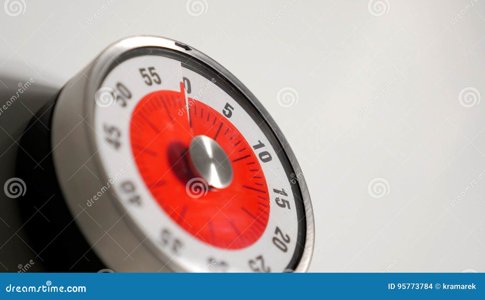 Classical Vintage Kitchen Countdown Timer Close Up, 60 Minutes ...