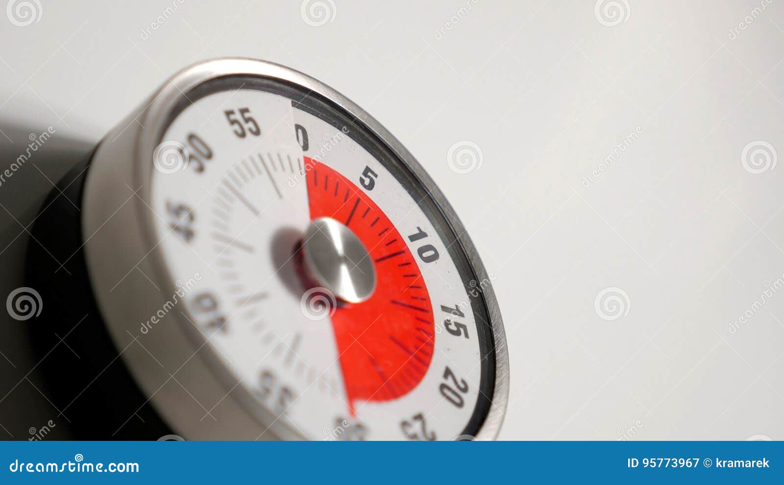 Classical Vintage Kitchen Countdown Timer Close Up, 30 Minutes ...