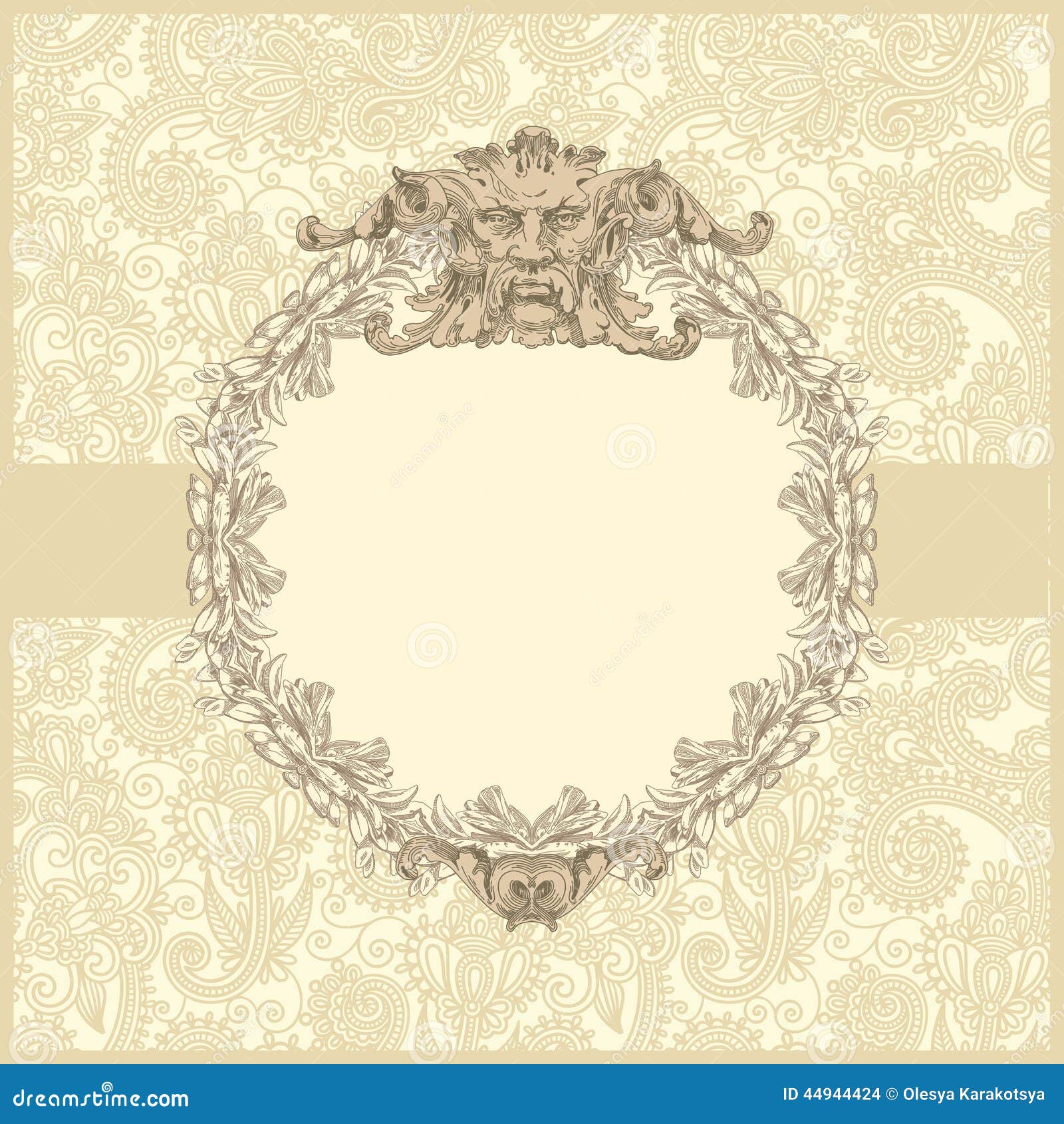 Classical Vintage Old Frame Design Stock Vector - Illustration of ...