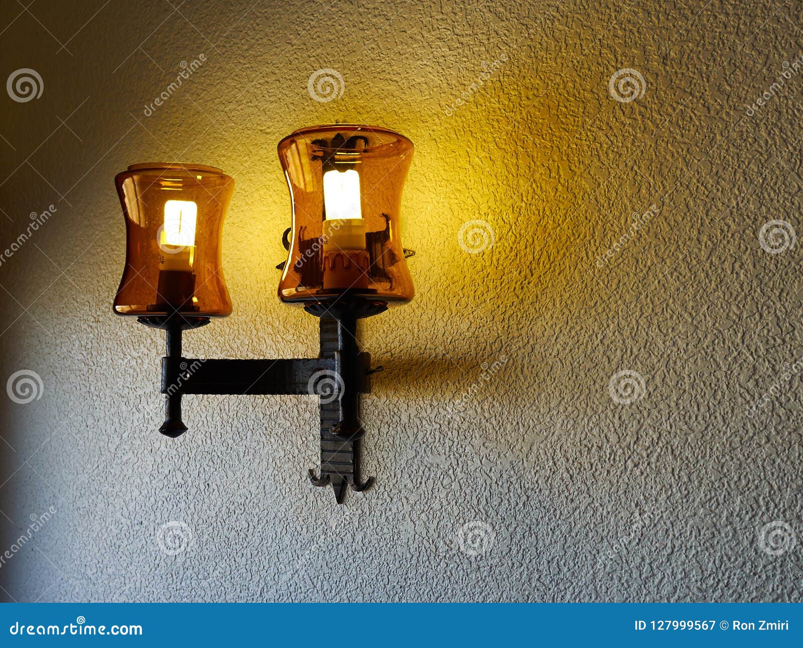 Classical Vintage Style Wall Lamp Stock Image - Image of indoor ...