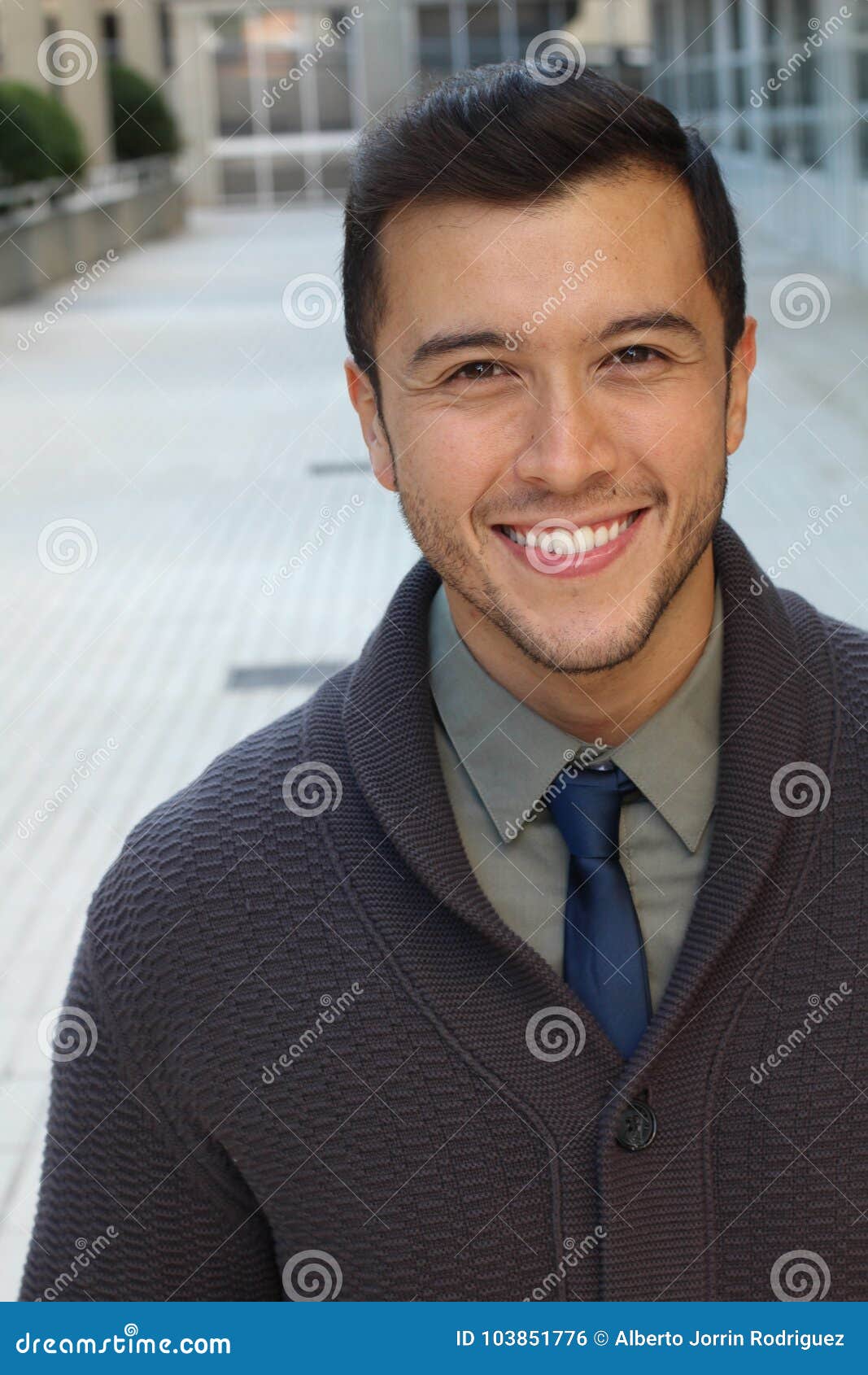 Classically Good Looking Male Isolated in Office Space Stock Photo ...