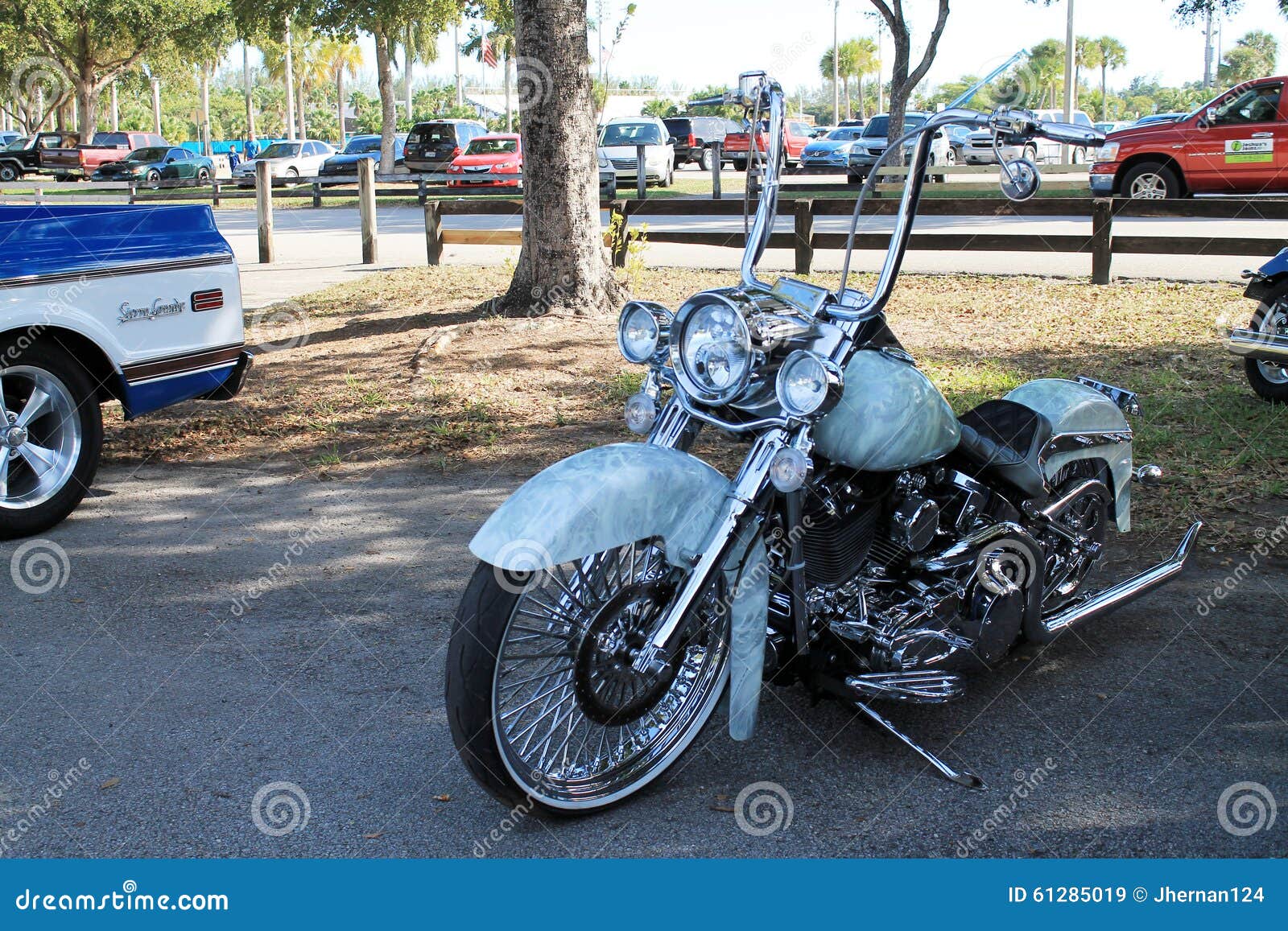 Classically Styled Motorcycle Editorial Stock Image - Image of ...