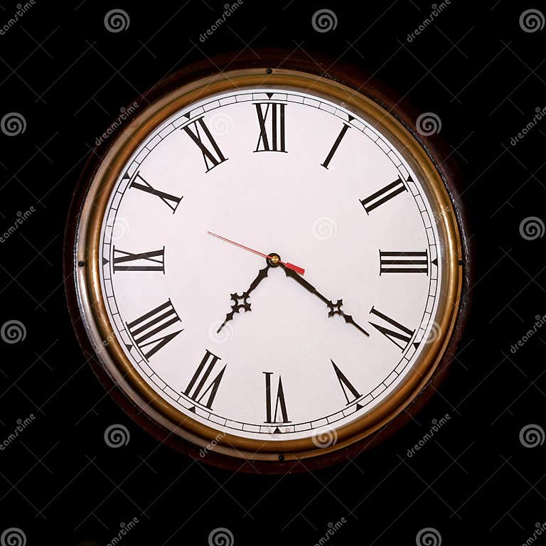 Classics clock stock photo. Image of vintage, style, movement - 4263192