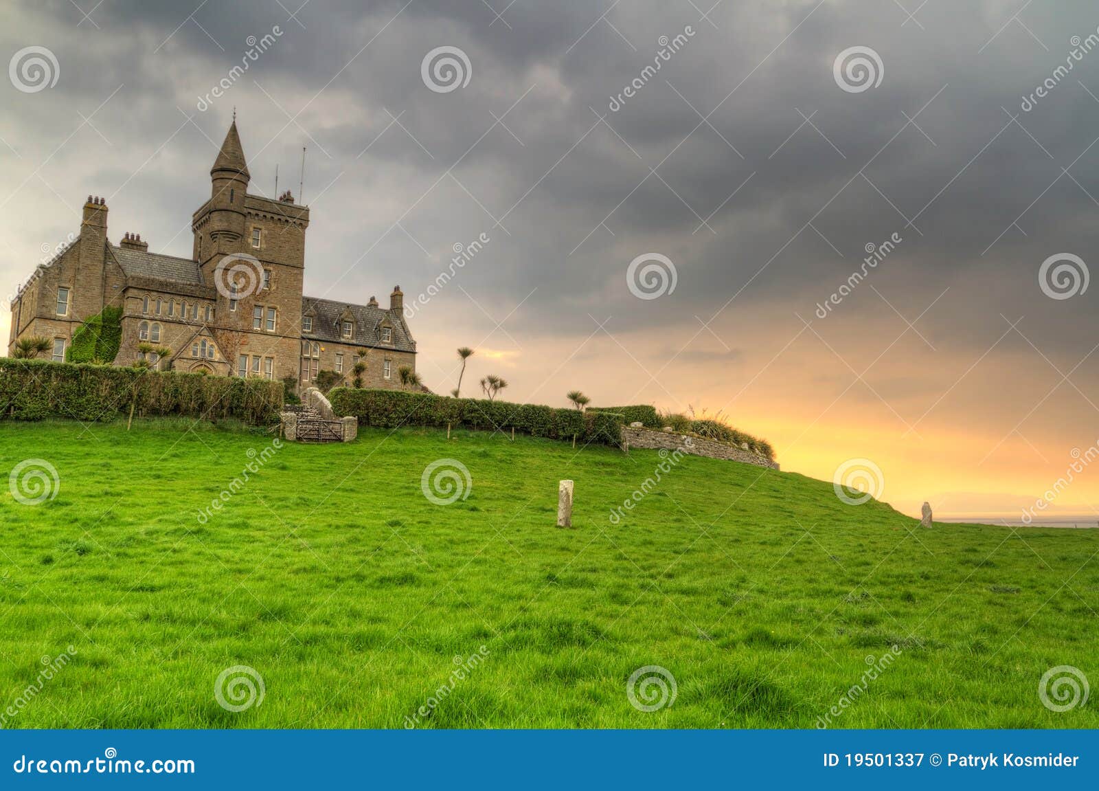Classiebawn Castle On Mullaghmore Head Royalty-Free Stock Image ...