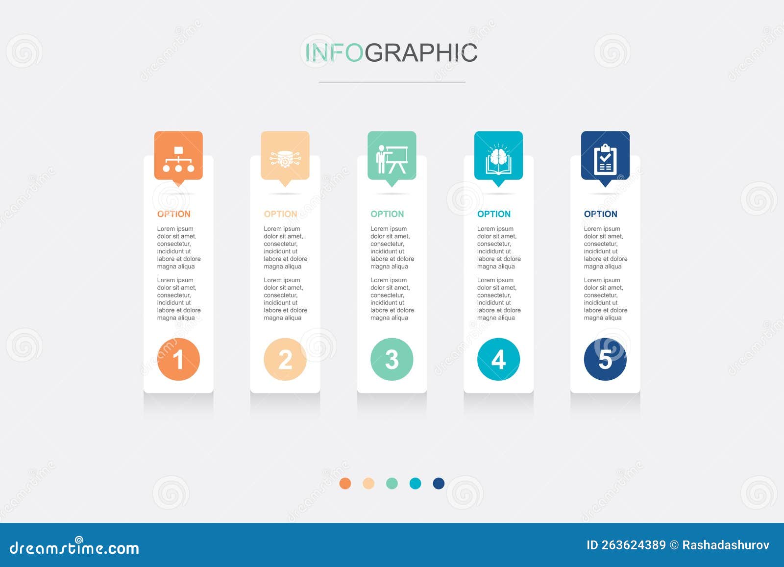 Classification, Data Processing Stock Vector - Illustration of button ...