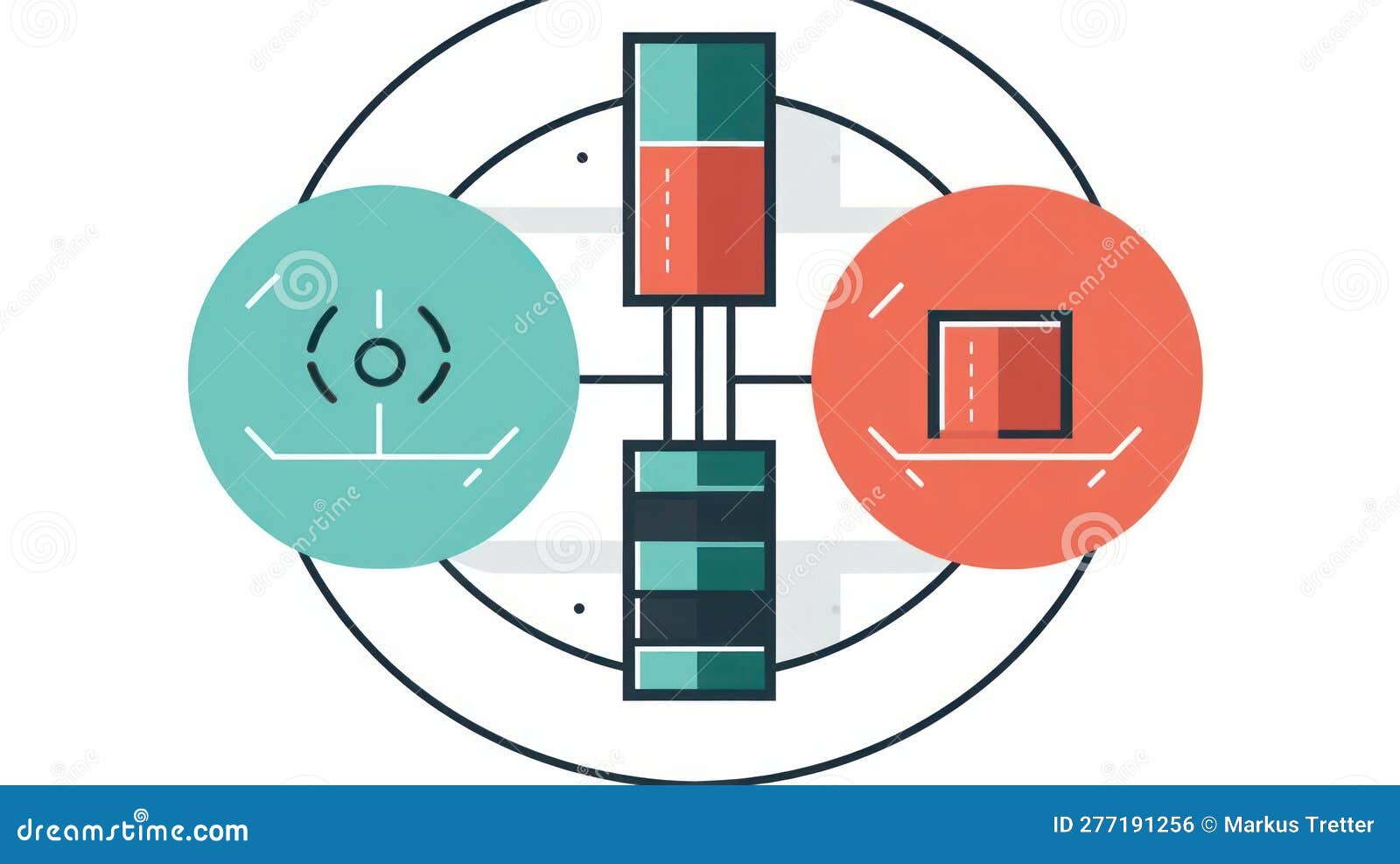 A Classification Icon Representing the Categorization of Data into Distinct Classes Based on ...