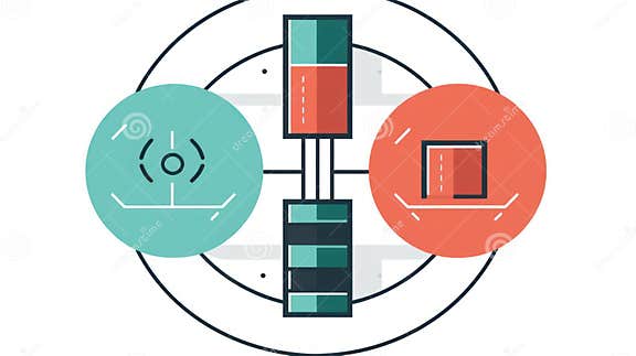 A Classification Icon Representing the Categorization of Data into ...