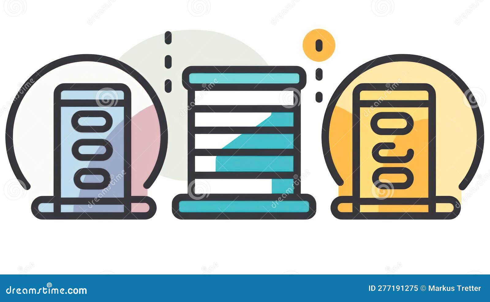 A Classification Icon Representing the Categorization of Data into ...