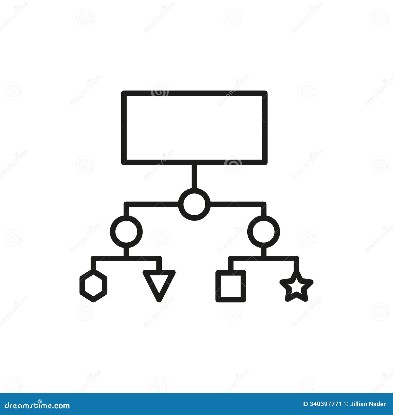 Classification Icon Flat Line Symbol Set Stock Vector - Illustration of ...