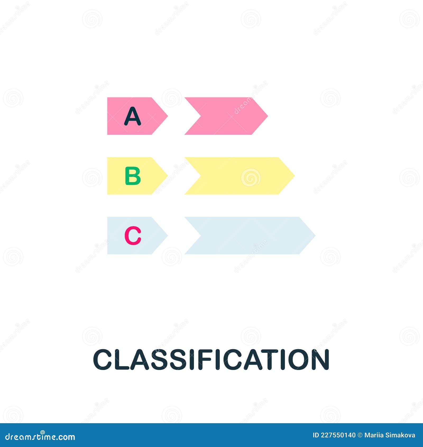 Classification Icon. Flat Sign Element from Data Analytics Collection ...