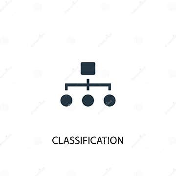Classification Icon. Simple Element Stock Vector - Illustration of ...