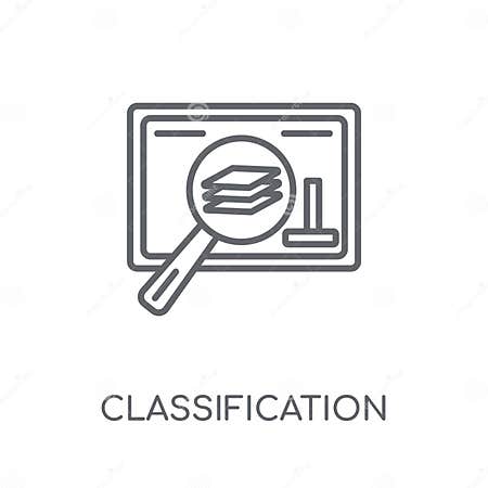 Classification Linear Icon. Modern Outline Classification Logo C Stock ...