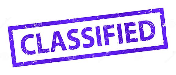 Classified Grunge Stamp Seal Stock Vector - Illustration of advertising ...