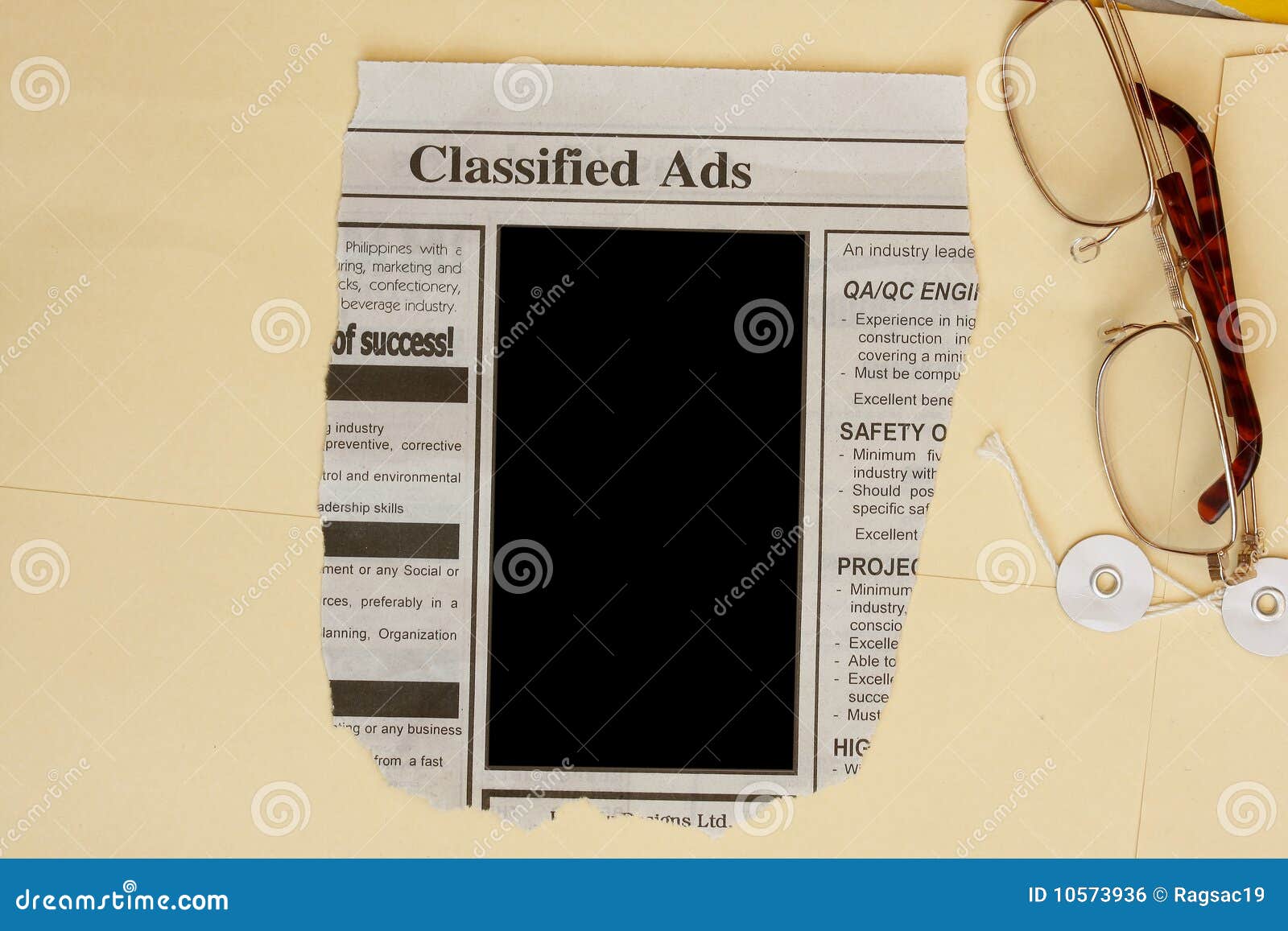 Classified ads stock photo. Image of morning, classified - 10573936