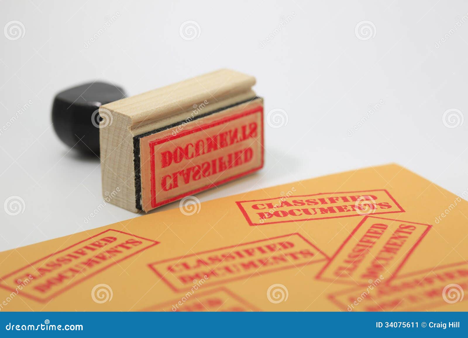 Classified Documents Stamp stock image. Image of military - 34075611