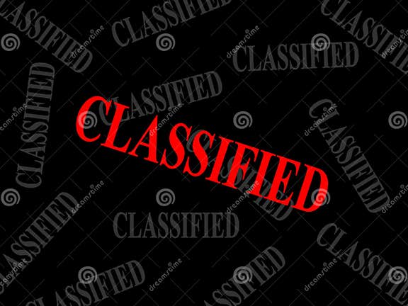 Classified marking stock illustration. Illustration of logo - 583300