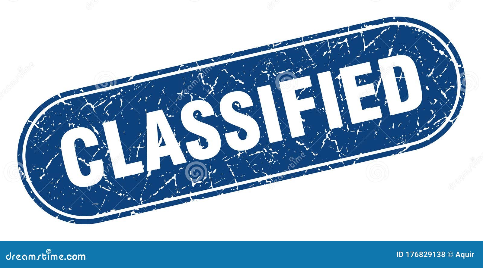 Classified Sign. Classified Grunge Stamp Stock Vector - Illustration of ...