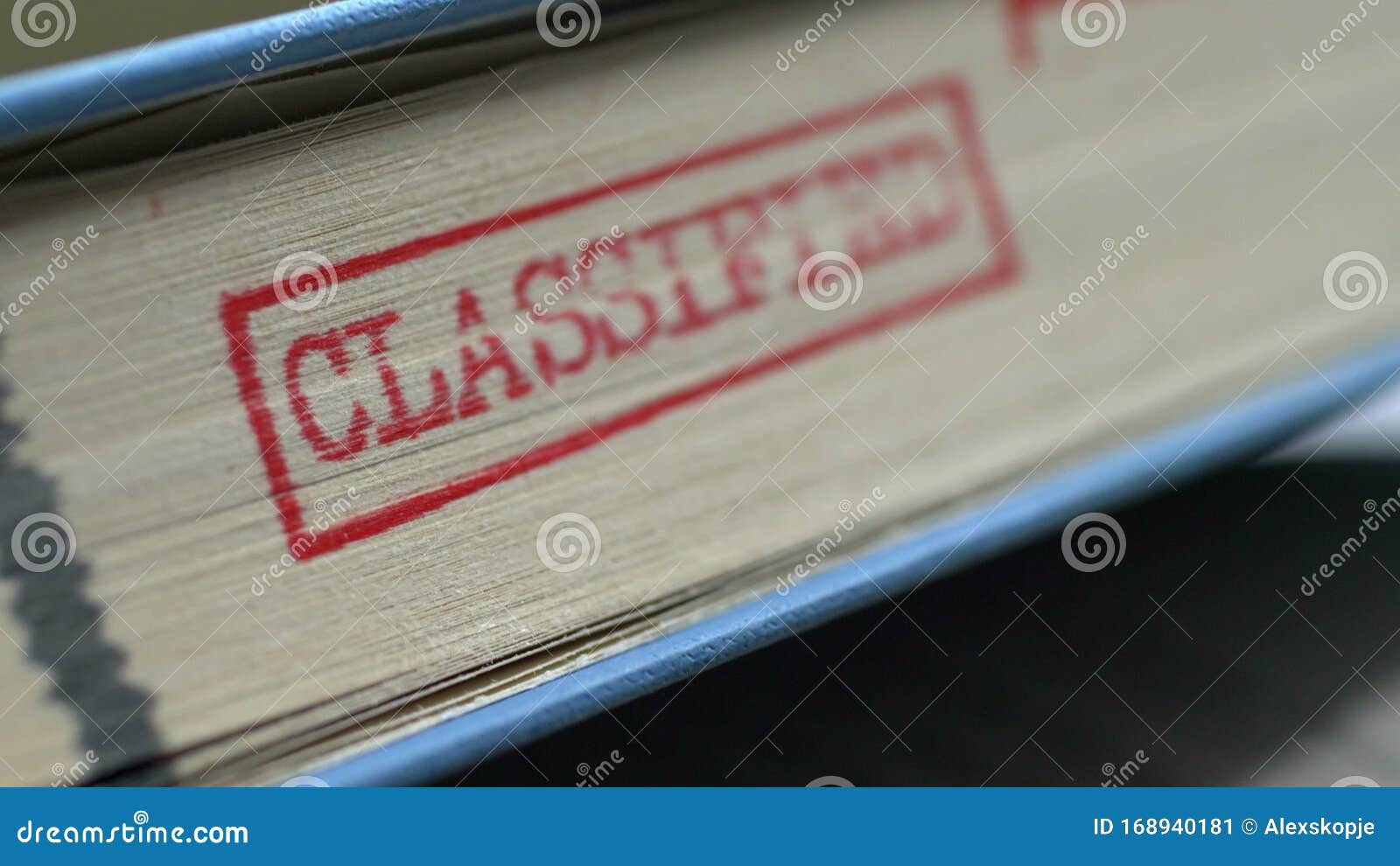 Classified Stamp on Document Papers Stock Video - Video of stamp, label ...