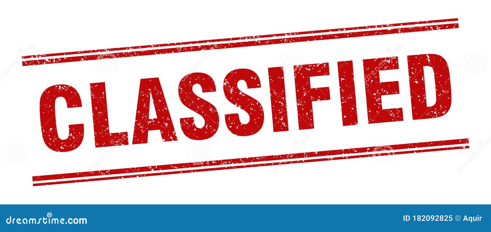 Classified Stamp. Classified Square Grunge Sign Stock Vector ...