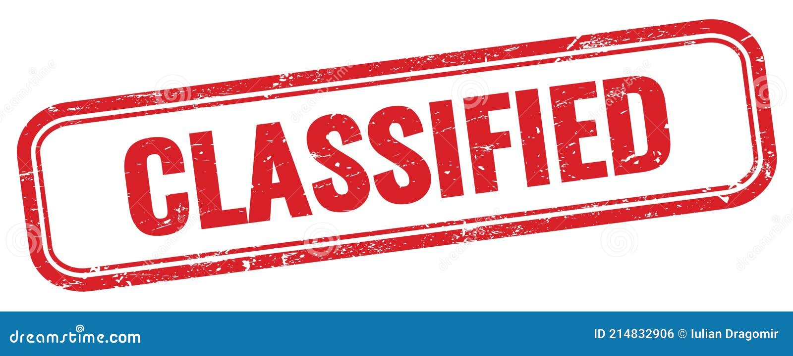 CLASSIFIED Text on Red Grungy Stamp Stock Photo - Image of text, button ...