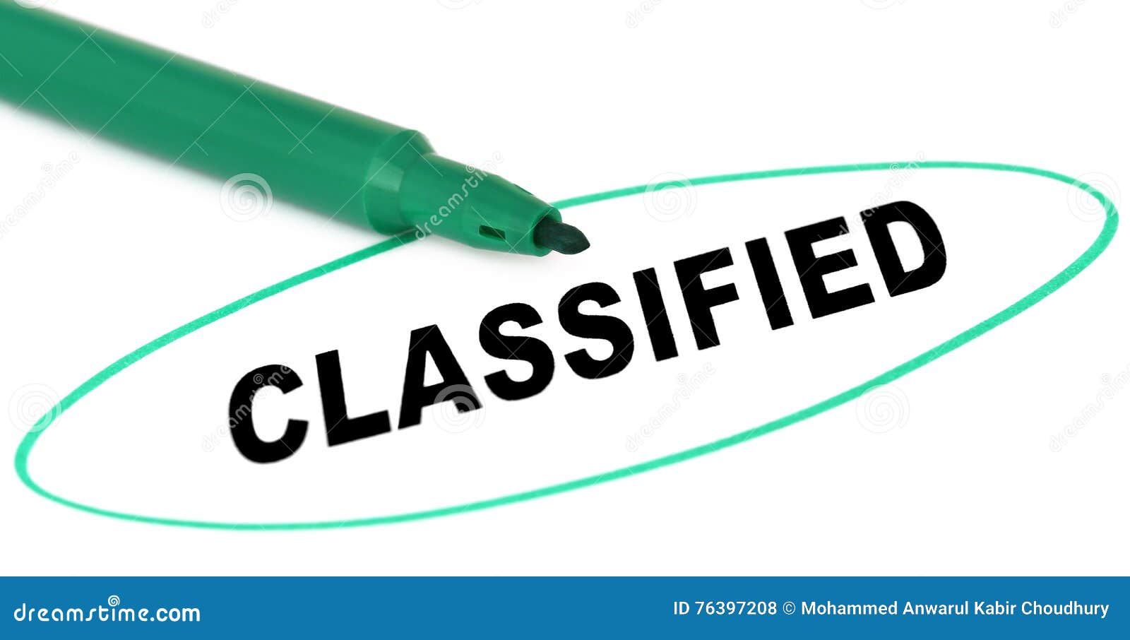 Classified Written in Paper Stock Photo - Image of sensitive, file ...