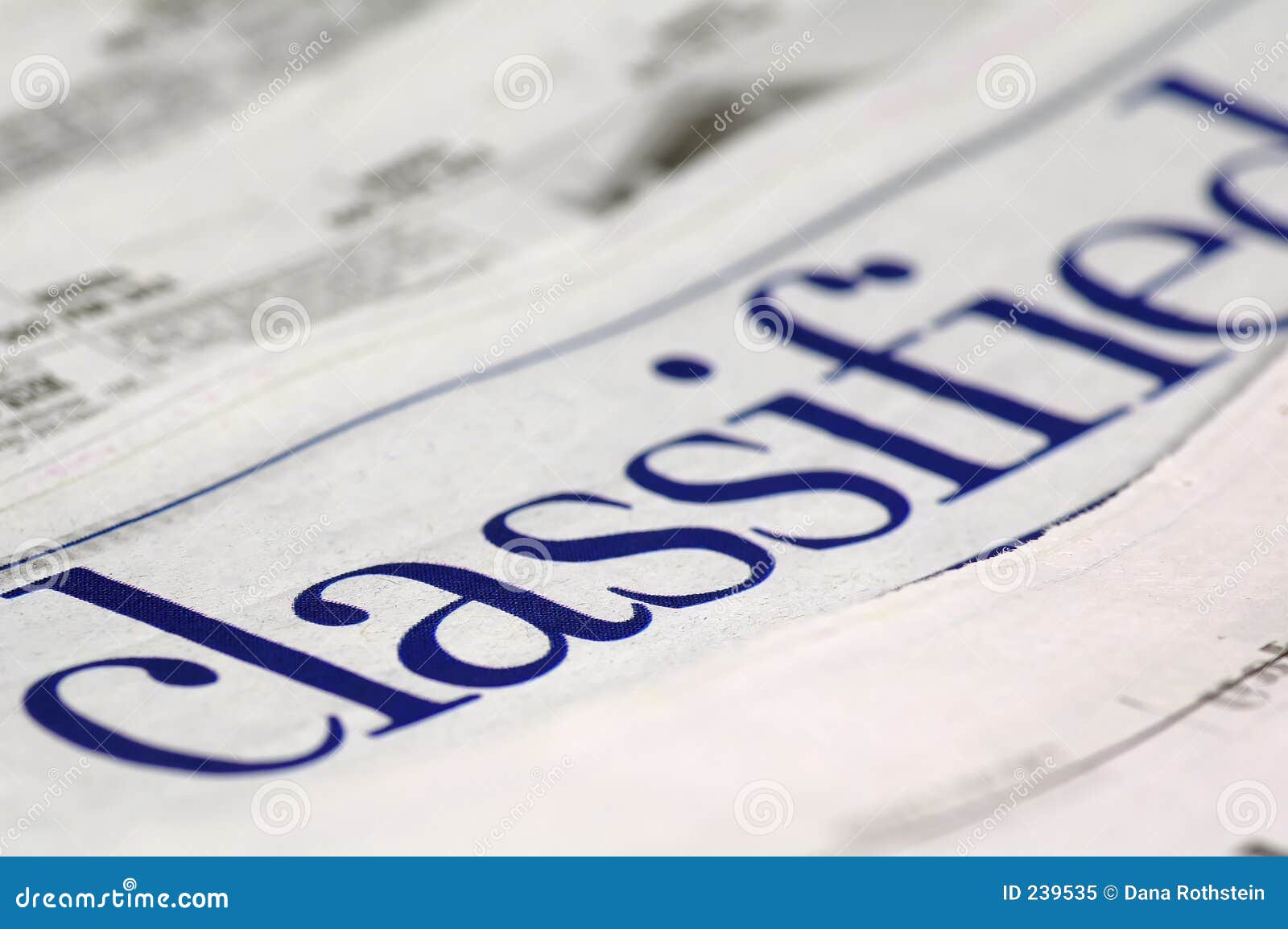 Classifieds stock image. Image of heading, copy, classifieds - 239535