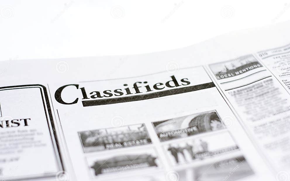 Classifieds stock image. Image of employment, hire, career - 495181