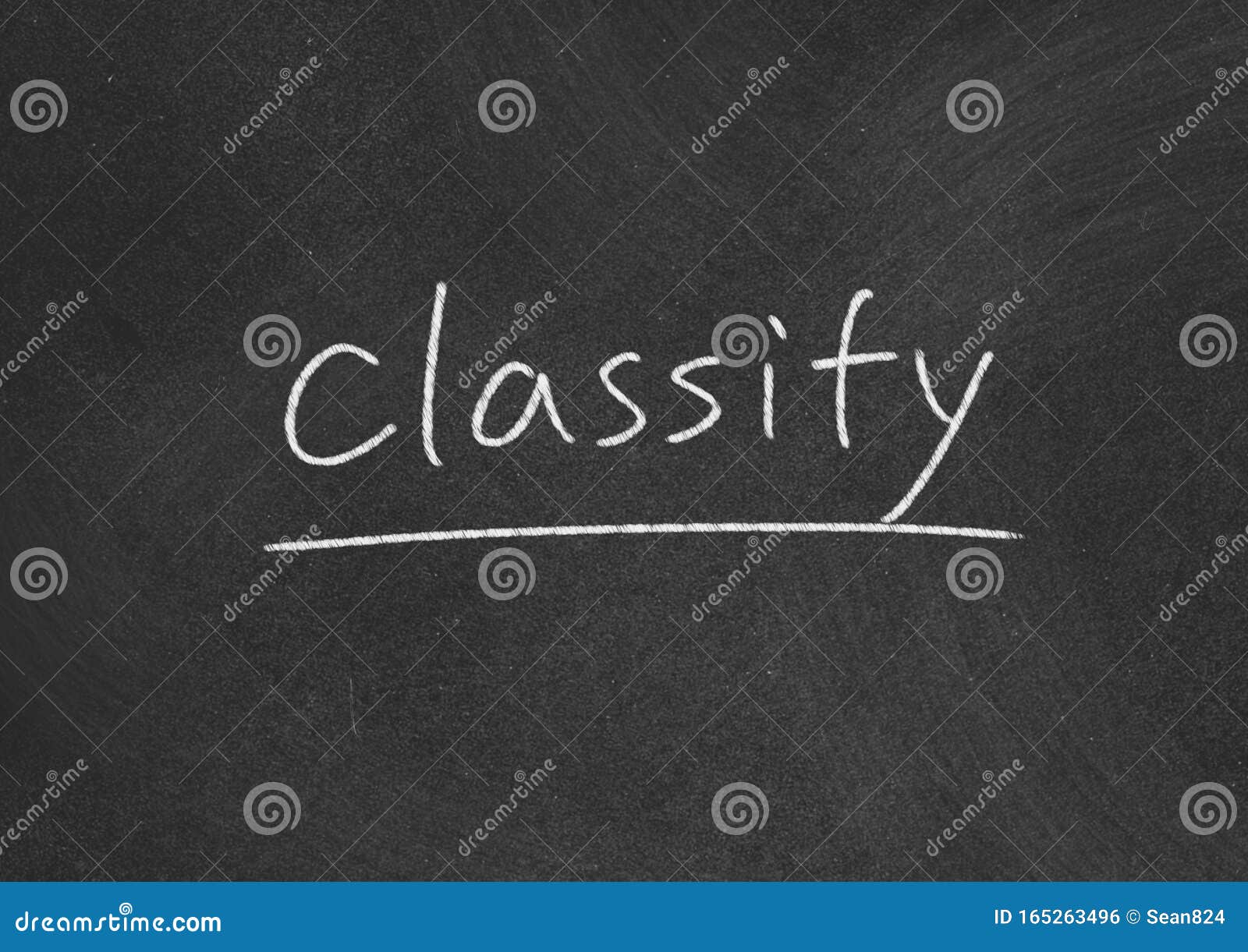 Classify stock photo. Image of concept, classify, abstract - 165263496
