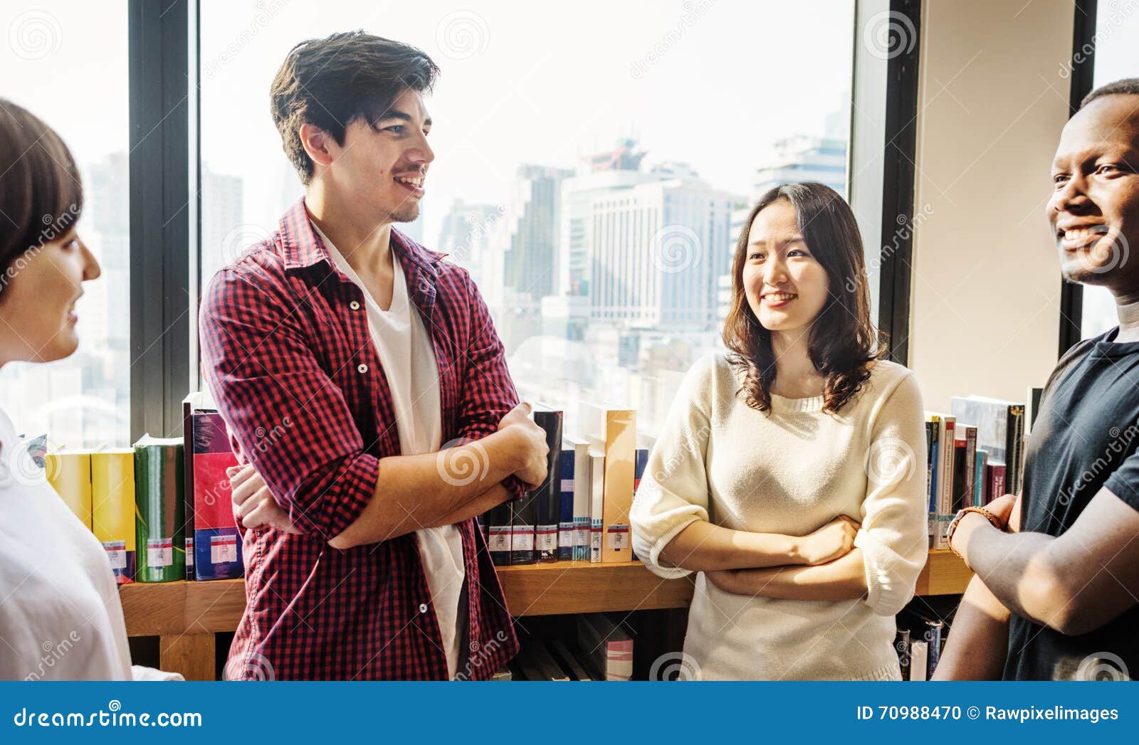 Classmate Classroom Sharing International Friend Concept Stock Photo ...