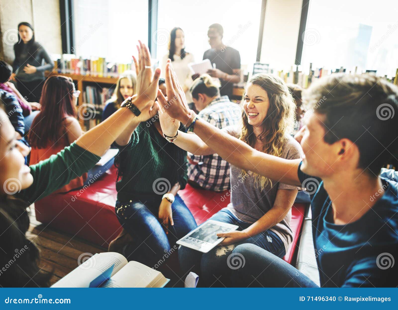 Classmate Classroom Sharing International Friend Concept Stock Photo ...