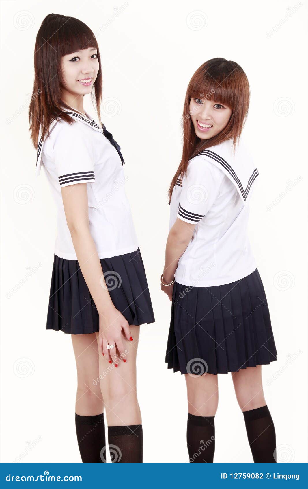 Classmate girls stock photo. Image of classmate, college - 12759082