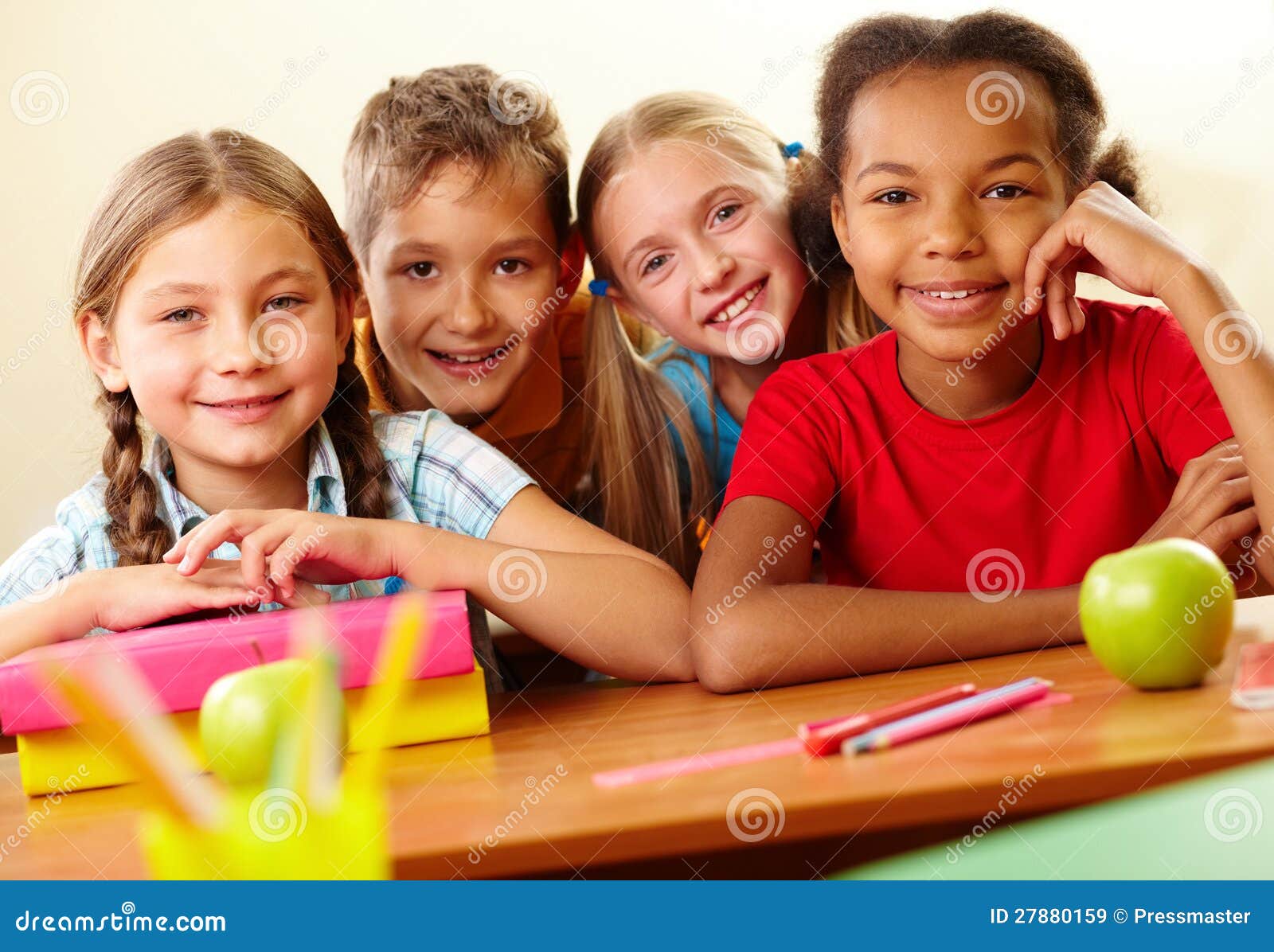 Classmates stock image. Image of junior, diligent, face - 27880159