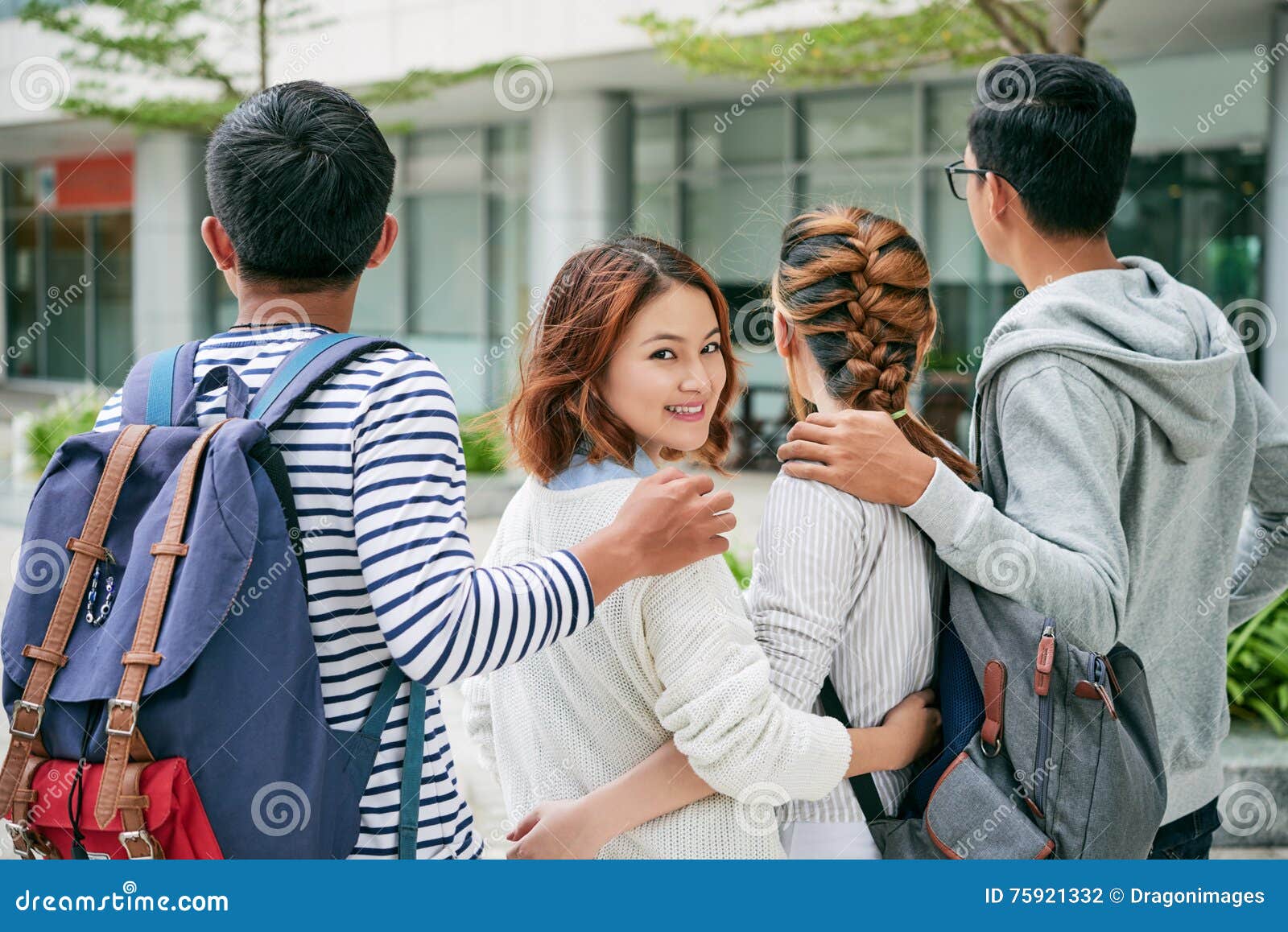 Classmates stock photo. Image of team, female, woman - 75921332
