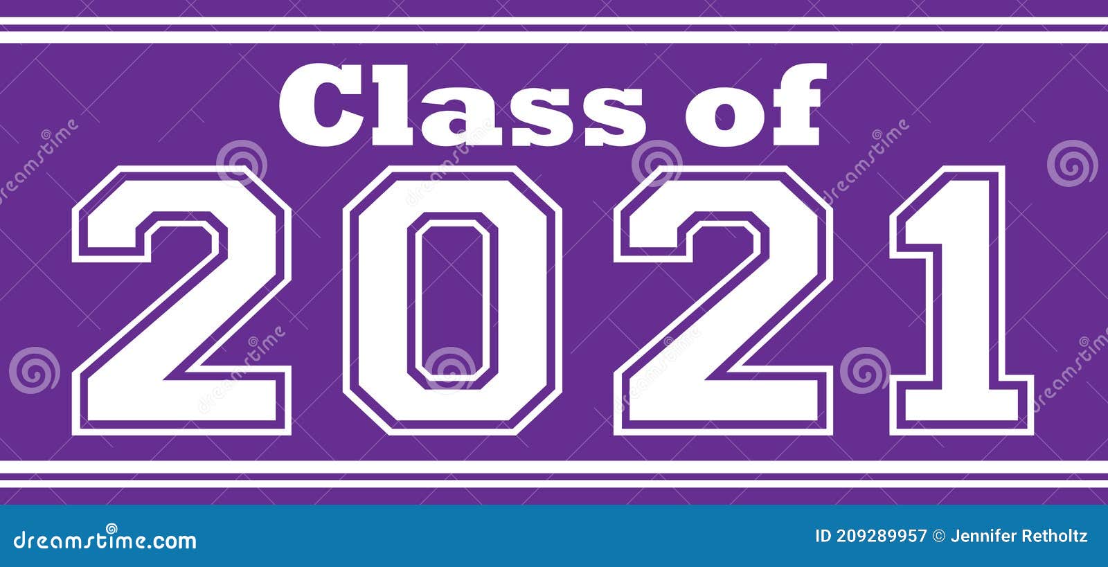 Class of 2021 Bold Banner Purple Stock Vector - Illustration of banner ...
